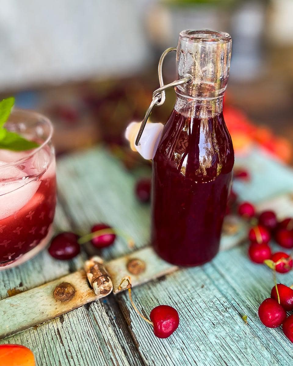 Sour Cherry Syrup - The Wild Epicurean