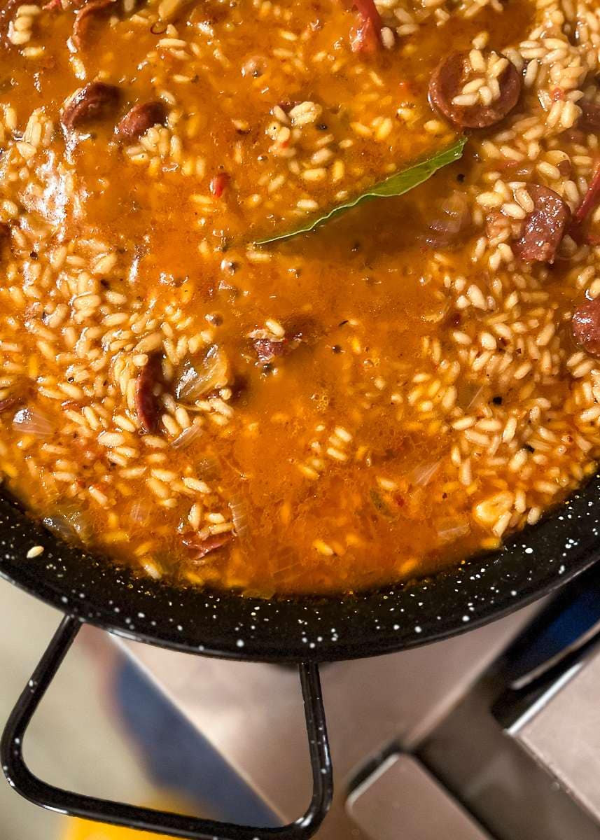 Chorizo and Tomato Risotto - The Wild Epicurean
