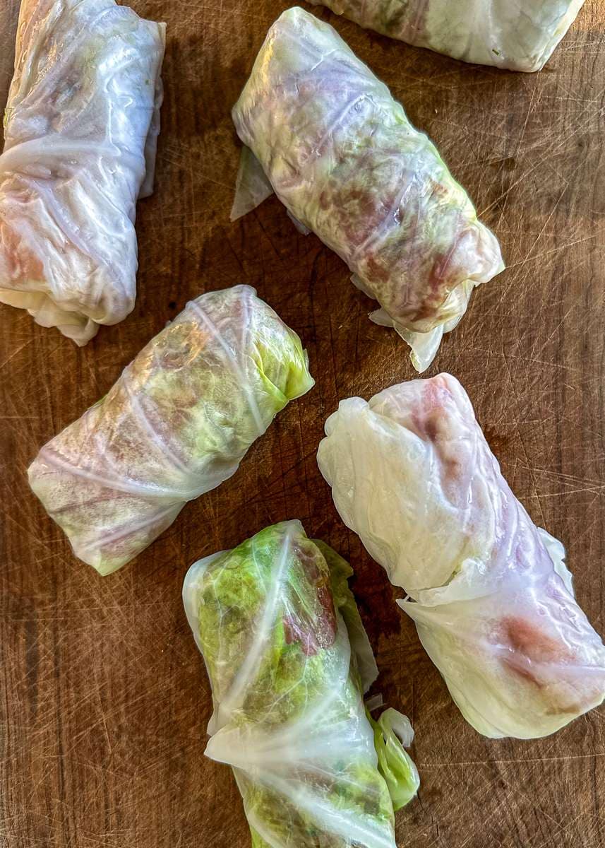 Greek Stuffed Cabbage (Lahanodolmades) - The Wild Epicurean