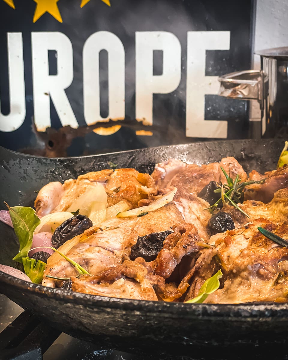 Rabbit Stew with Rosemary, Prunes, and Green Olives - The Wild Epicurean