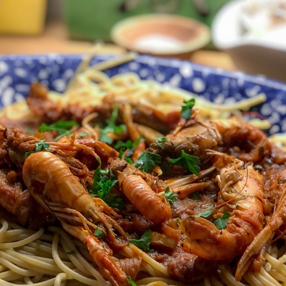 Crayfish Spaghetti - The Wild Epicurean